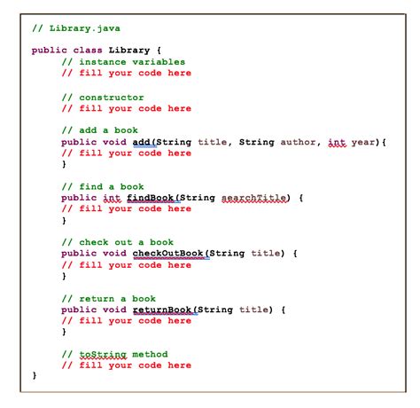 Solved This Assignment Involves The Development Of A Library Chegg