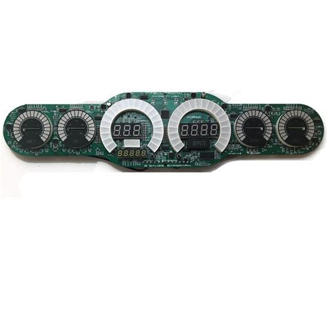 6 Gauge Analog Bargraph Universal Panel With Chrome Bezel