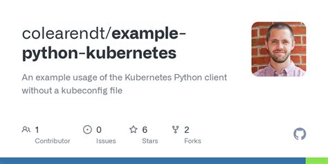 Github Colearendtexample Python Kubernetes An Example Usage Of The Kubernetes Python Client