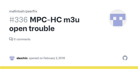 MPC HC M U Open Trouble Issue Mafintosh Peerflix GitHub