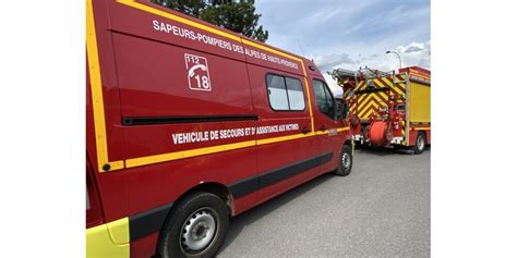 Ubaye Serre Ponçon Alpes de Haute provence deux hommes blessés après
