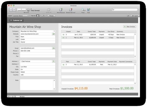 Filemaker Business Templates Midi Filemaker Business Templates Midi
