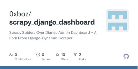 GitHub 0xboz Scrapy Django Dashboard Scrapy Spiders Over Django