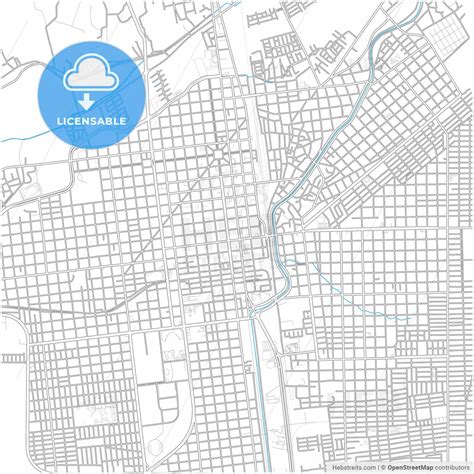 Navojoa Sonora Mexico City Map With High Resolution Roads Hebstreits