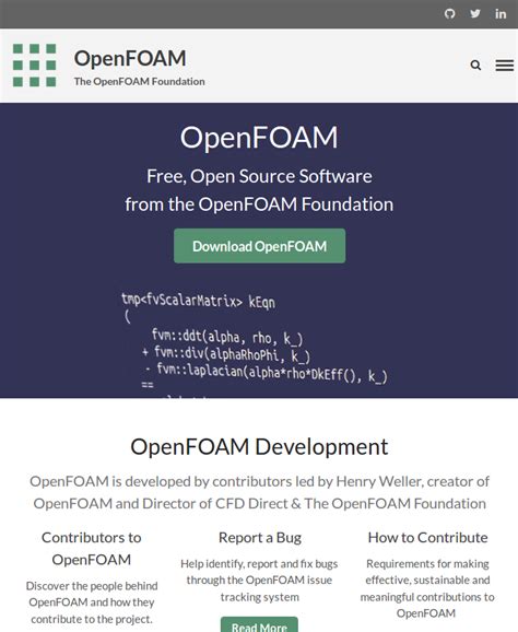 New Website Launched OpenFOAM
