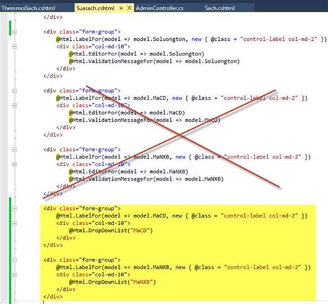 ASP NET MVC Xây dựng trang Sửa thông tin