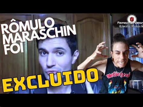 CANAL DO RÔMULO MARASCHIN FOI EXCLUIDO YouTube