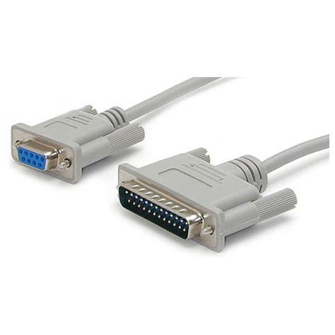 Cross Wired Db9 Serial Rs232 Null Modem Cables Rapid Electronics