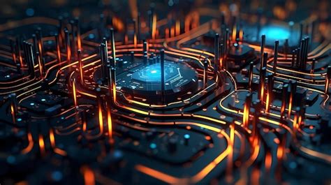 Premium AI Image Digital Fusion Exploring The Synergy Of Technology