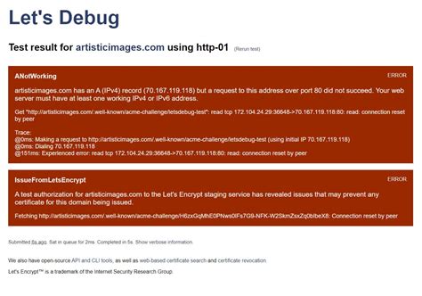 Unable To Update Challenge Authorization Must Be Pending Status 400