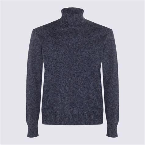 Buy Piacenza Cashmere Melange Wool Jumper Blue At 33 Off Editorialist