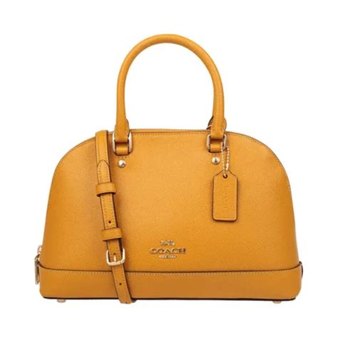 蔻驰 Coach 黄色 女士 皮革 手袋 F27591 IMMC0 小迈步海淘品牌官网
