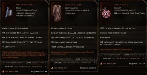 Last Epoch Items Guide Neoseeker
