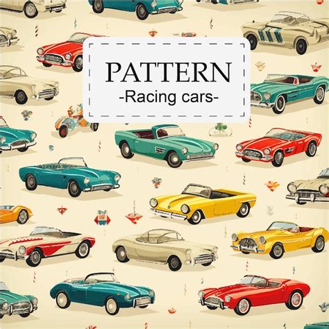 Premium Vector Seamless Pattern Car Illustration