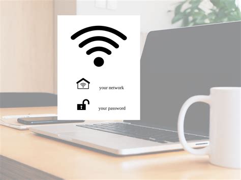 Wifi Password Printable Airbnb Editable Wifi Sign Template Etsy Hong
