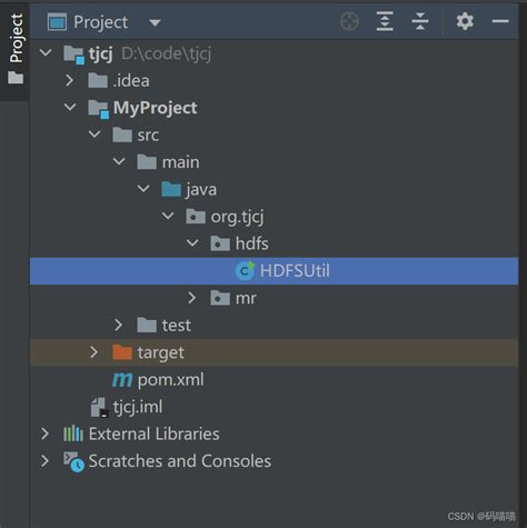利用java代码操作hdfsjava Hdfs Csdn博客