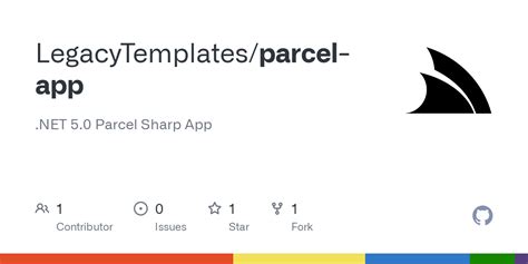 Github Legacytemplatesparcel App Net 50 Parcel Sharp App