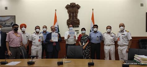 Contract Signed By Goa Shipyard Limited With Mod For 02 Pollution