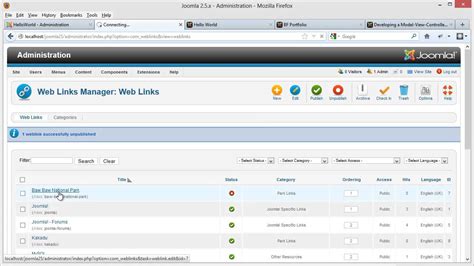 Joomla Component Development Workshop Part1 Introduction Youtube
