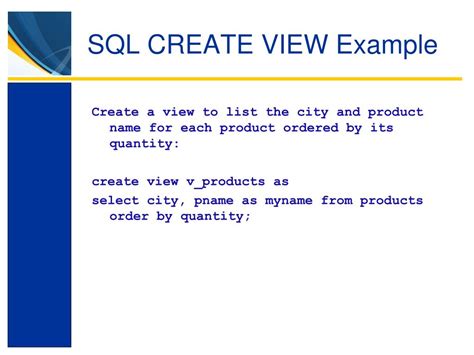 PPT SQL Views PowerPoint Presentation Free Download ID 3172692