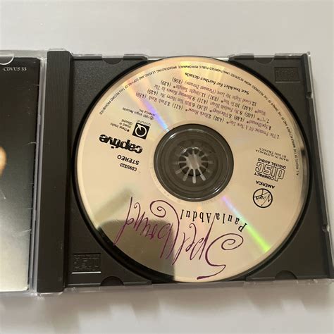 Paula Abdul Spellbound Cd 1991 Virgin Cdvus33 Retro Unit