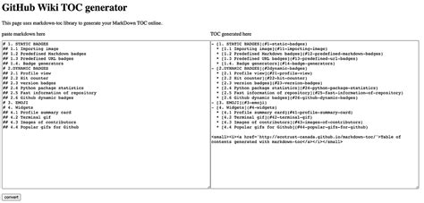 Create A Table Of Contents On Github Using The Easiest Method Sarvandani Medium