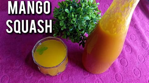 Homemade Mango Squash Mangosquash Mangosquashintamil Mango Juice