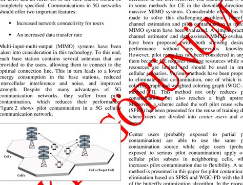 pilot contamination in a 5g network download scientific diagram