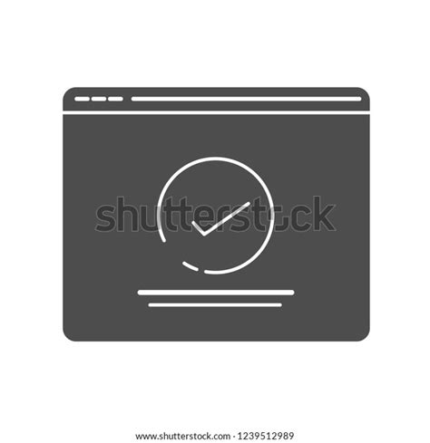 Notification Web Wireframe Vector Icon Stock Vector Royalty Free Shutterstock