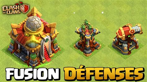 Fusionner Des BÂtiments Sur Clash Of Clans Mise à Jour Youtube