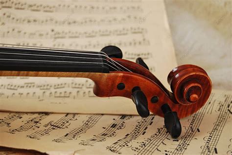 Violin And Notes Orchestra Silence Notes Photo Background And Picture