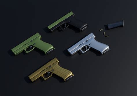 Glock 9mm Texture Cgtrader