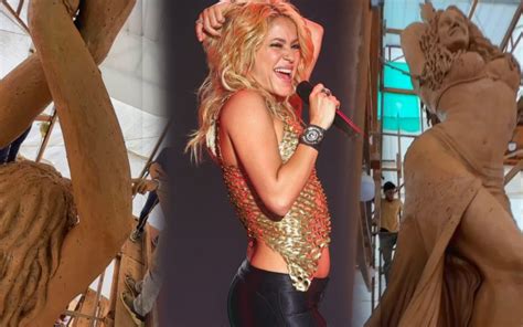 Video Así Luce La Gigantesca Estatua De Shakira En Colombia