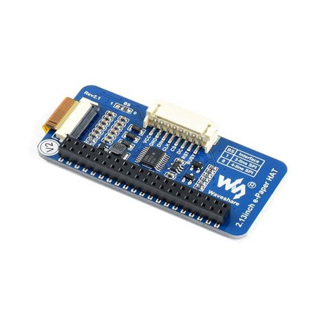 212x104 2 13inch E Ink Display HAT For Raspberry Pi Yellow Black
