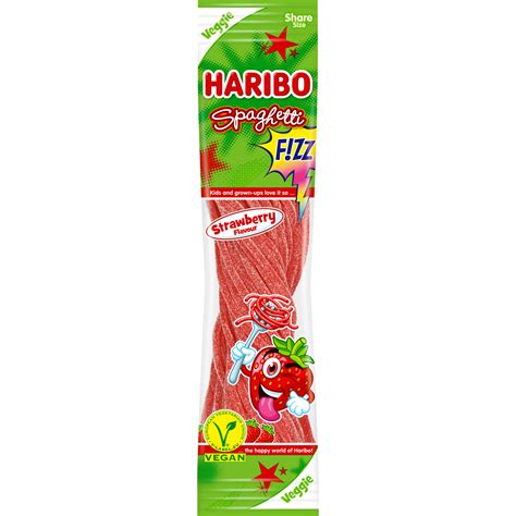 Haribo Spaghetti Fizz Strawberry Le Shack à Snack