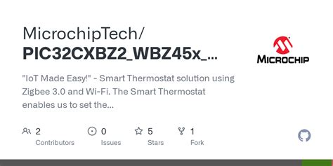 GitHub MicrochipTech PIC CXBZ WBZ X WINC Zigbee Wi Fi Smart Thermostat IoT Made Easy