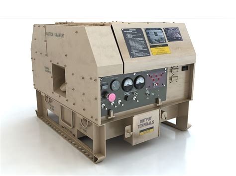Military Generator Mep 831a 3d Model Cgtrader