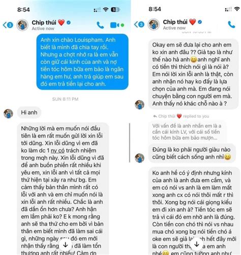 Bị Bạn Trai Cũ đòi Tiền Làm Tóc Và Chiếc Kính Hàng Hiệu Louis Phạm Có