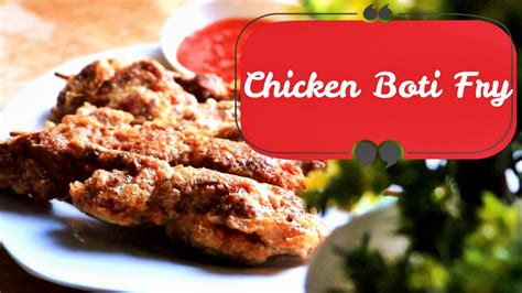 Chicken Boti Fry Recipe Chicken Stick Recipe Food Recipes