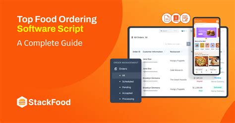 Top Food Ordering Software Script A Complete Guide