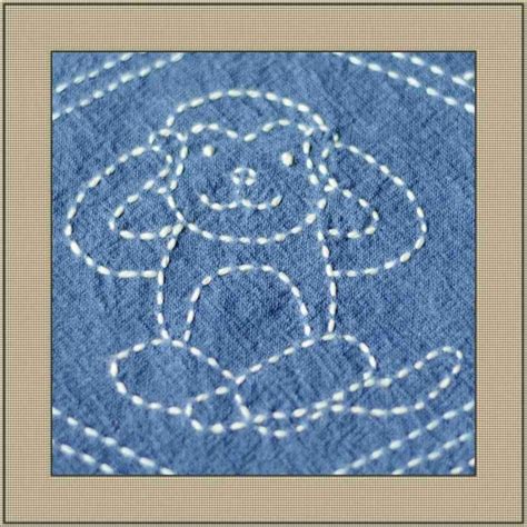 Japanese Sashiko Table Runner Kit Beginner Sashiko Place Mat Sashiko Tea Mat Hand Embroidery
