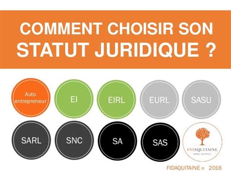 Quel Statut Choisir Pour Creer Son Entreprise