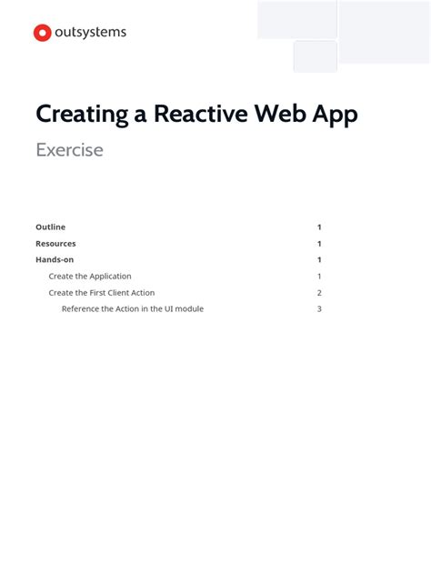 1 Creating A Reactive Web App Exercise Pdf Web Application