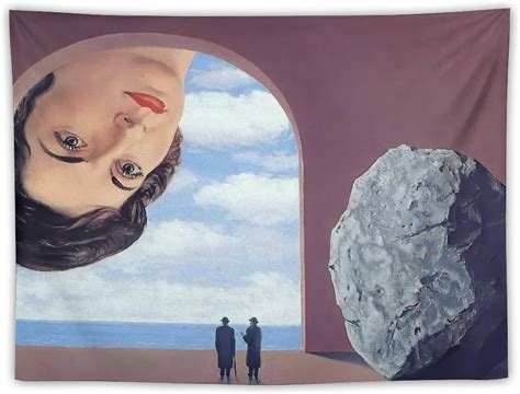 Amazon HUAFENG Surrealist Artists Rene Magritte Portrait Of Stephy Langui Poster Artworks