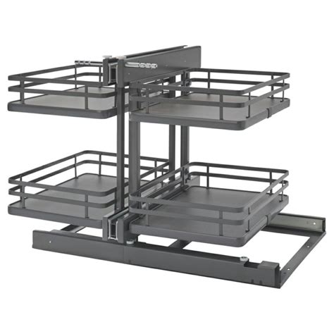 REV A SHELF 15 Two Tier Blind Corner Organizer With Soft Close Orion