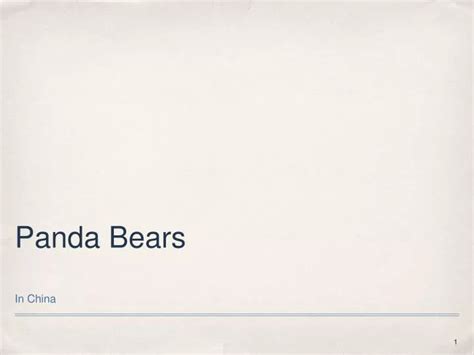 Ppt Panda Bears Powerpoint Presentation Free Download Id4605103