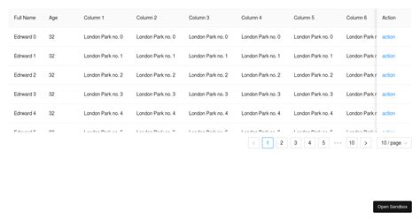Fixed Columns And Header Antd4153 Codesandbox