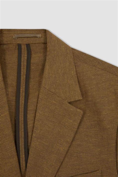 بني رجال جاكيت بليزر قصة عادية 2846844 Defacto