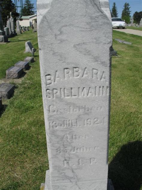 Barbara Lorber Spillmann 1839 1924 Find A Grave äreminne