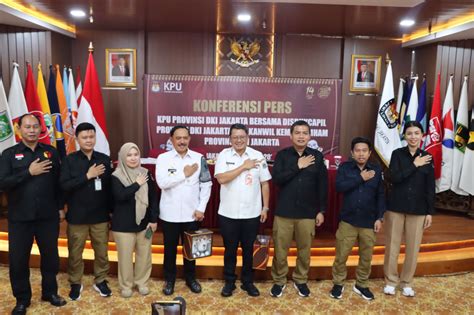 Gelar Konferensi Pers Kanwil Kemenkumham DKI Jakarta KPU Dan